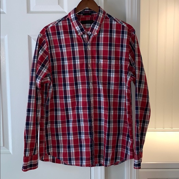 Hawker Rye | Shirts | Hawker Rye Red White Blue Button Down Euc | Poshmark